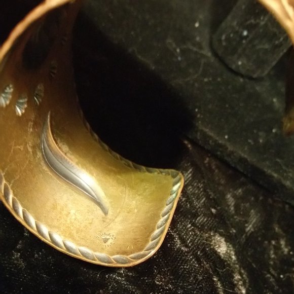 No Brand | Jewelry | Vintage Copper Wide Aztec Design Cuff Bracelet ...